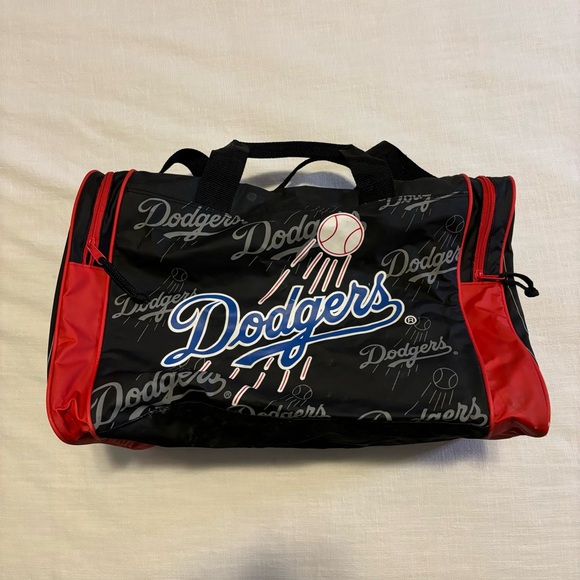 MLB | Bags | Vintage Los Angeles Dodgers Pinstripe Duffle Bag | Poshmark